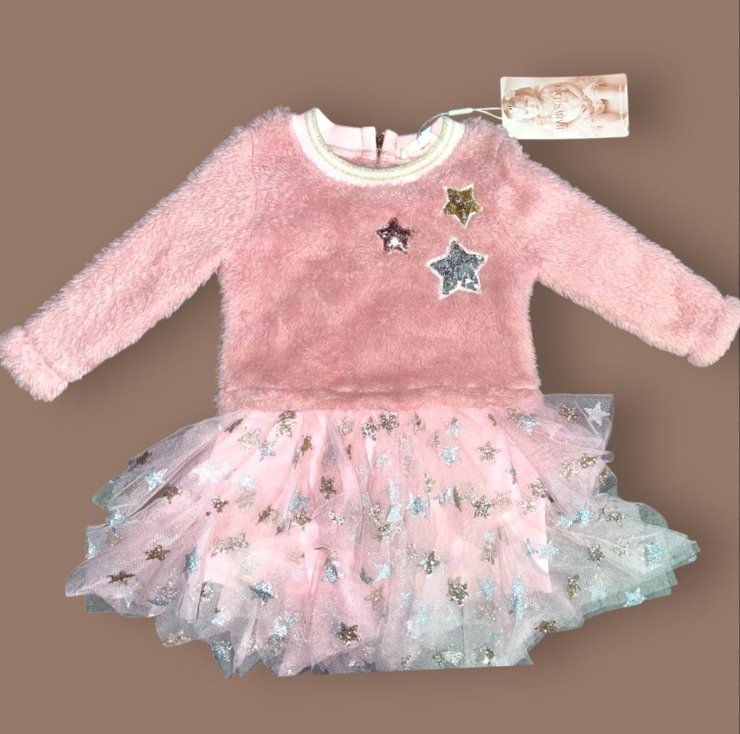 Baby Sara Pink Star Dress - Etsy