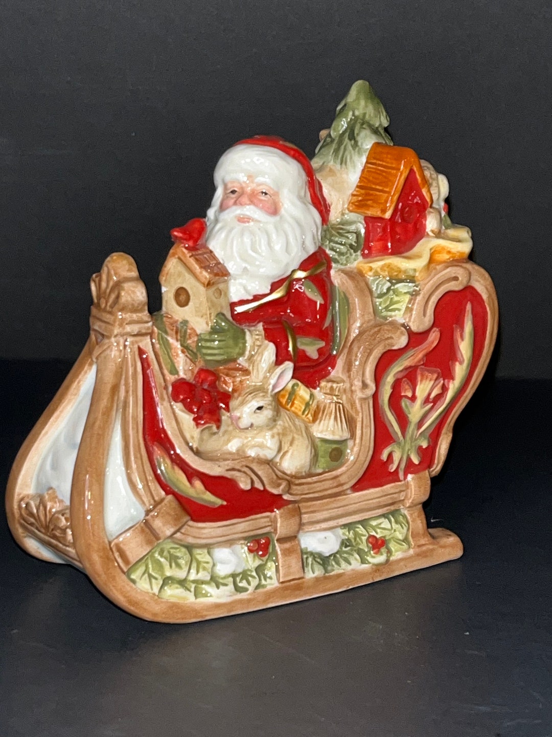 Santa Sleigh Brand New - Etsy