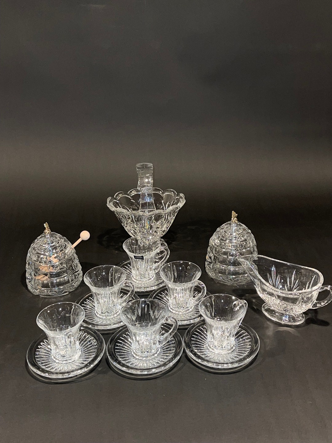Vintage Crystal Coffee Set (sold Separate) - Etsy