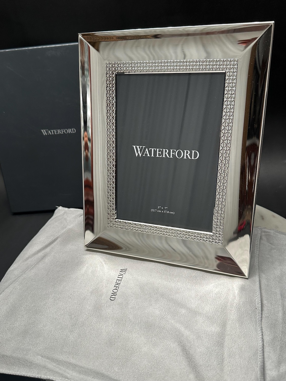 Waterford Lismore Diamond Silver Frame 5x7 - Etsy
