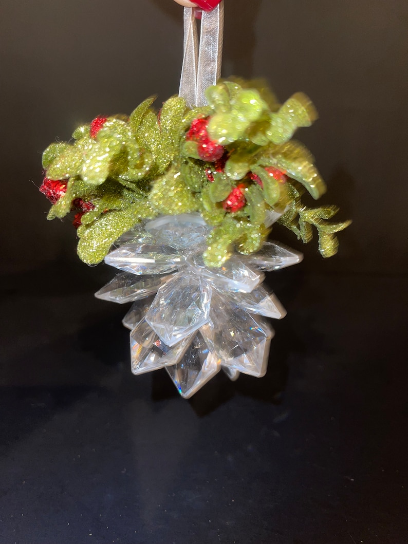 Kissing Krystals Christmas Mistletoe by Ganz - Etsy