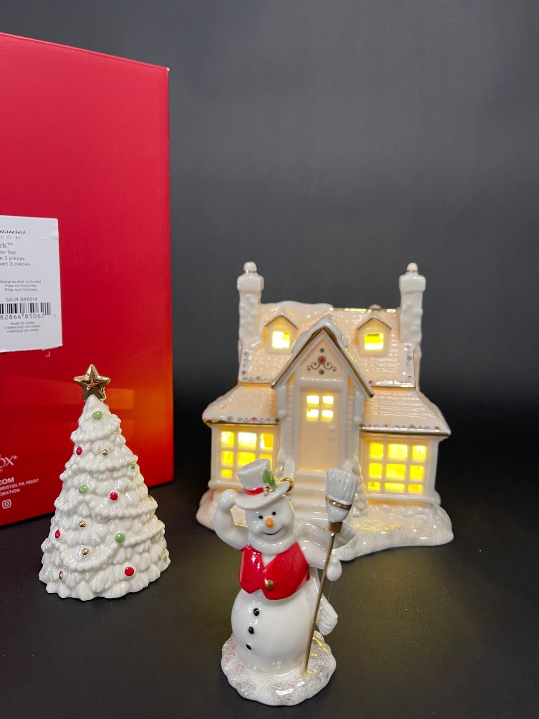 Lenox Mistletoe Park 3 Piece BRAND NEW!! - Etsy