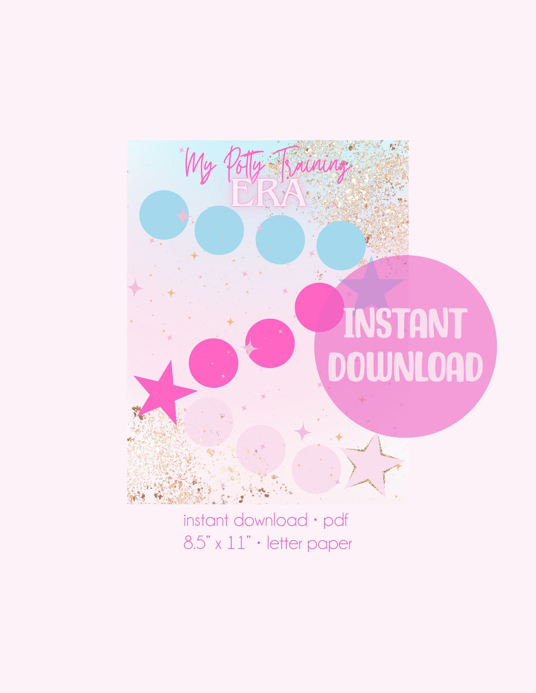 Swiftie Potty Training Chart 2 - Etsy