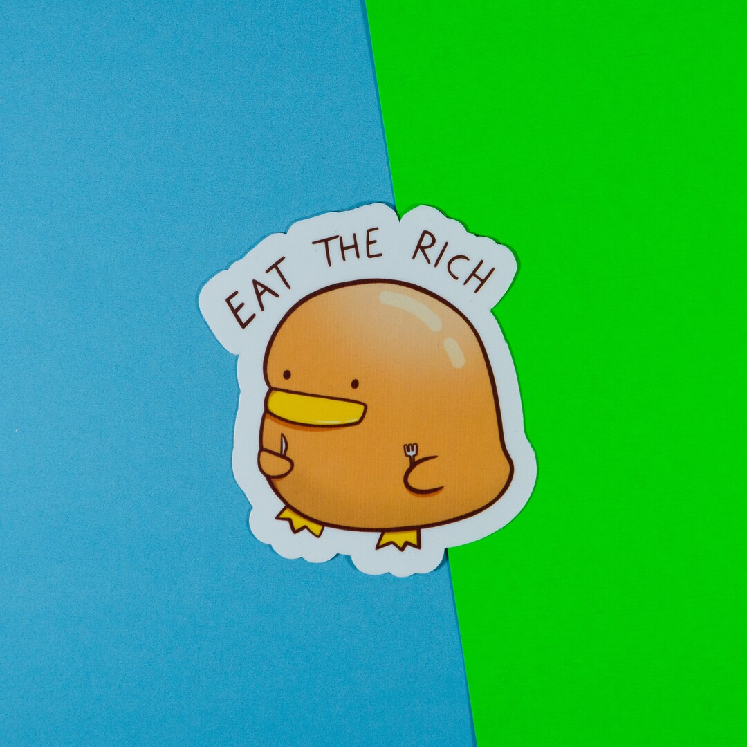 Eat the Rich Sticker - Etsy