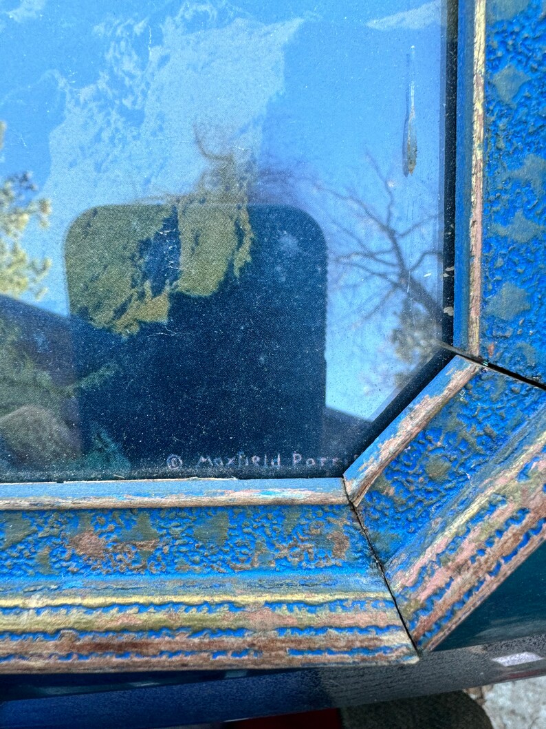 Early Vintage Original Maxfield Parrish thy Templed Hills Original ...
