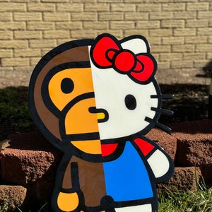 Baby Milo X Hello Kitty Wall Art Hypebeast Wall Art Hypebeast Wall ...