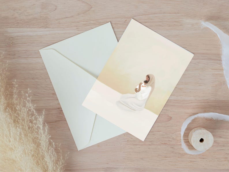 Jesus Holding Baby Sympathy Card, Miscarriage Memorial Gift - Etsy