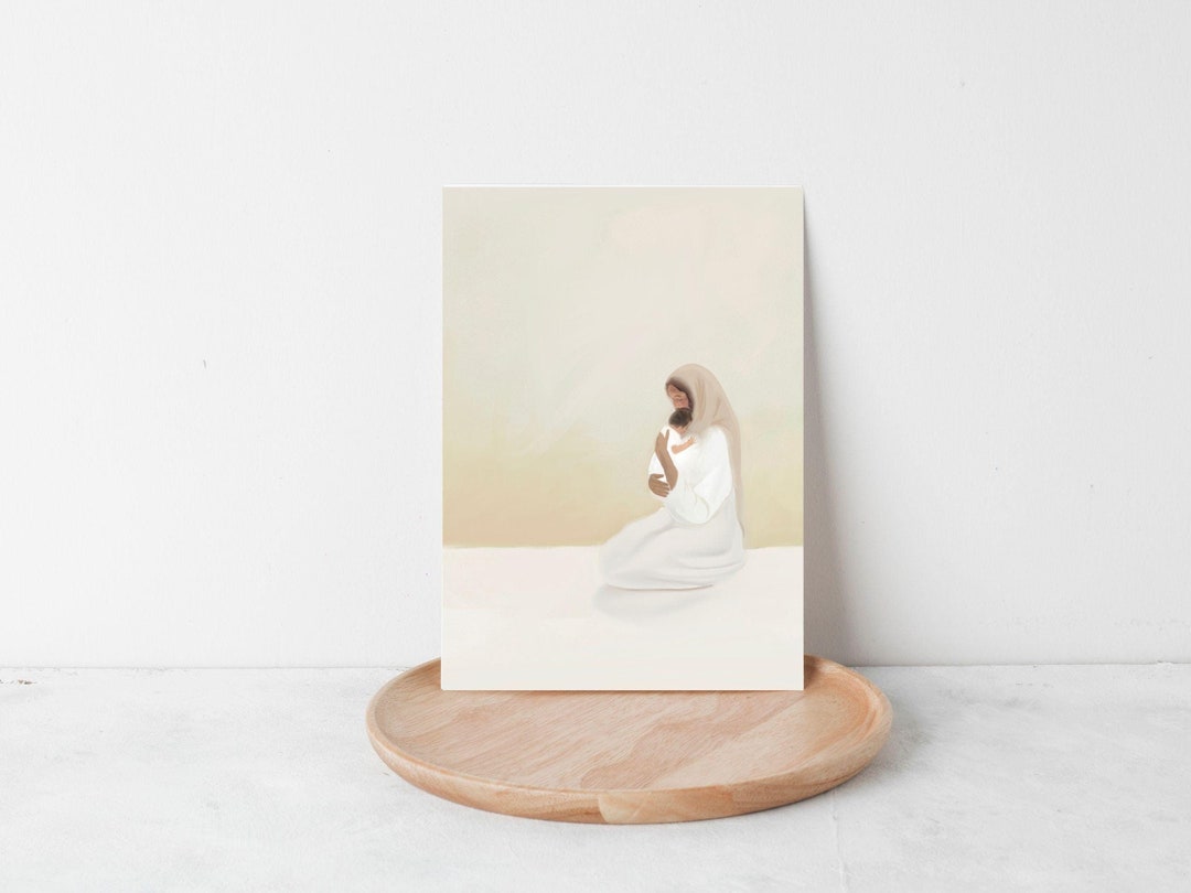 Jesus Holding Baby Sympathy Card, Miscarriage Memorial Gift - Etsy
