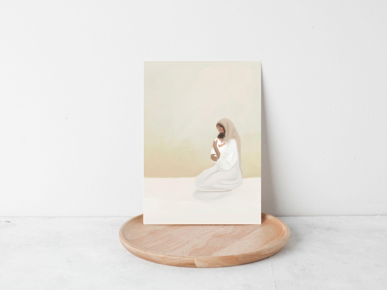 Jesus Holding Baby Sympathy Card, Miscarriage Memorial Gift - Etsy