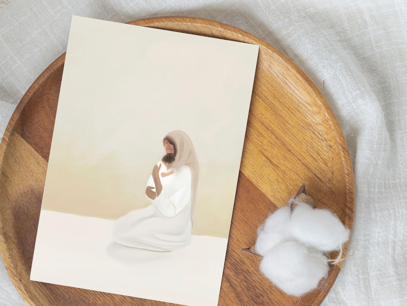 Jesus Holding Baby Sympathy Card, Miscarriage Memorial Gift - Etsy
