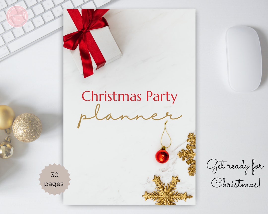 Christmas Party Planner Checklist for Holiday Party, Christmas Party ...