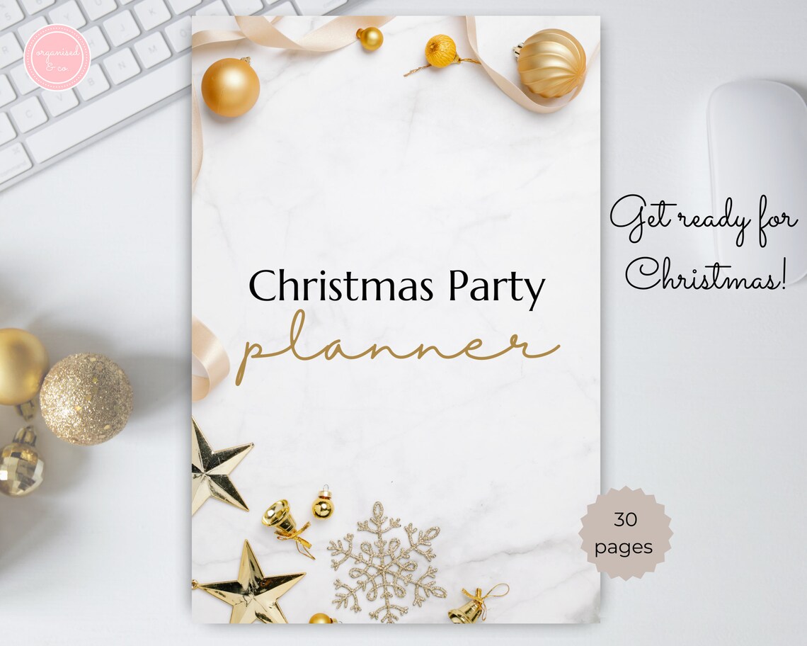 Christmas Party Planner Checklist for Holiday Party, Christmas Party ...