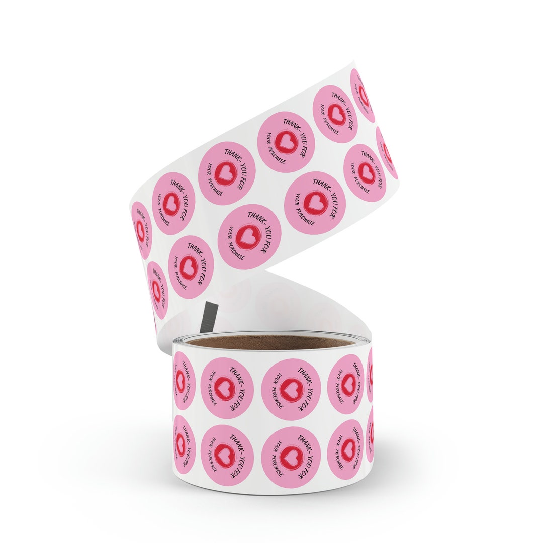 Round Sticker Label Rolls, , Product Label Roll, Business Marketing ...
