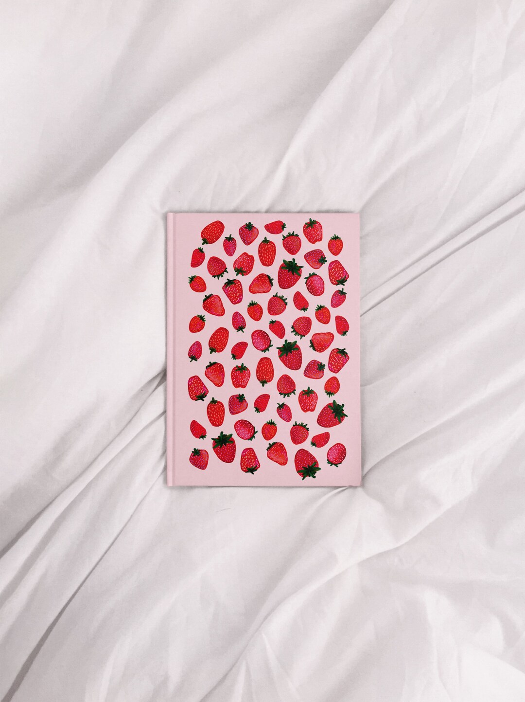 Strawberry Journal, Berry Notebook, Berries and Cream, Berry Stationary ...