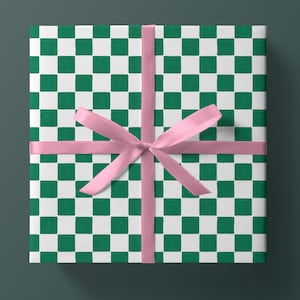 Checkered Wrapping Paper Checkered Pattern Checkerboard Geometric ...