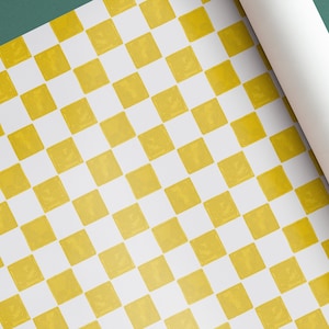 Checkered Wrapping Paper Checkered Pattern Checkerboard Geometric ...
