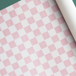 Checkered Wrapping Paper Checkered Pattern Checkerboard Geometric ...