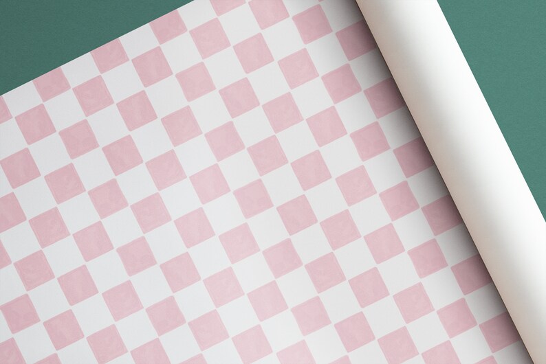 Checkered Wrapping Paper Checkered Pattern Checkerboard Geometric ...