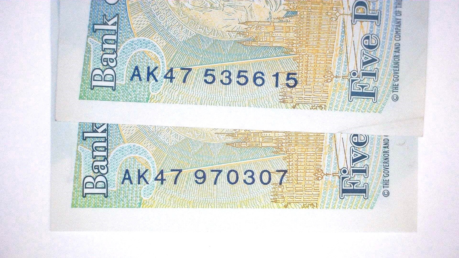 UK 2015 AK47 Five Pound Notes - Etsy