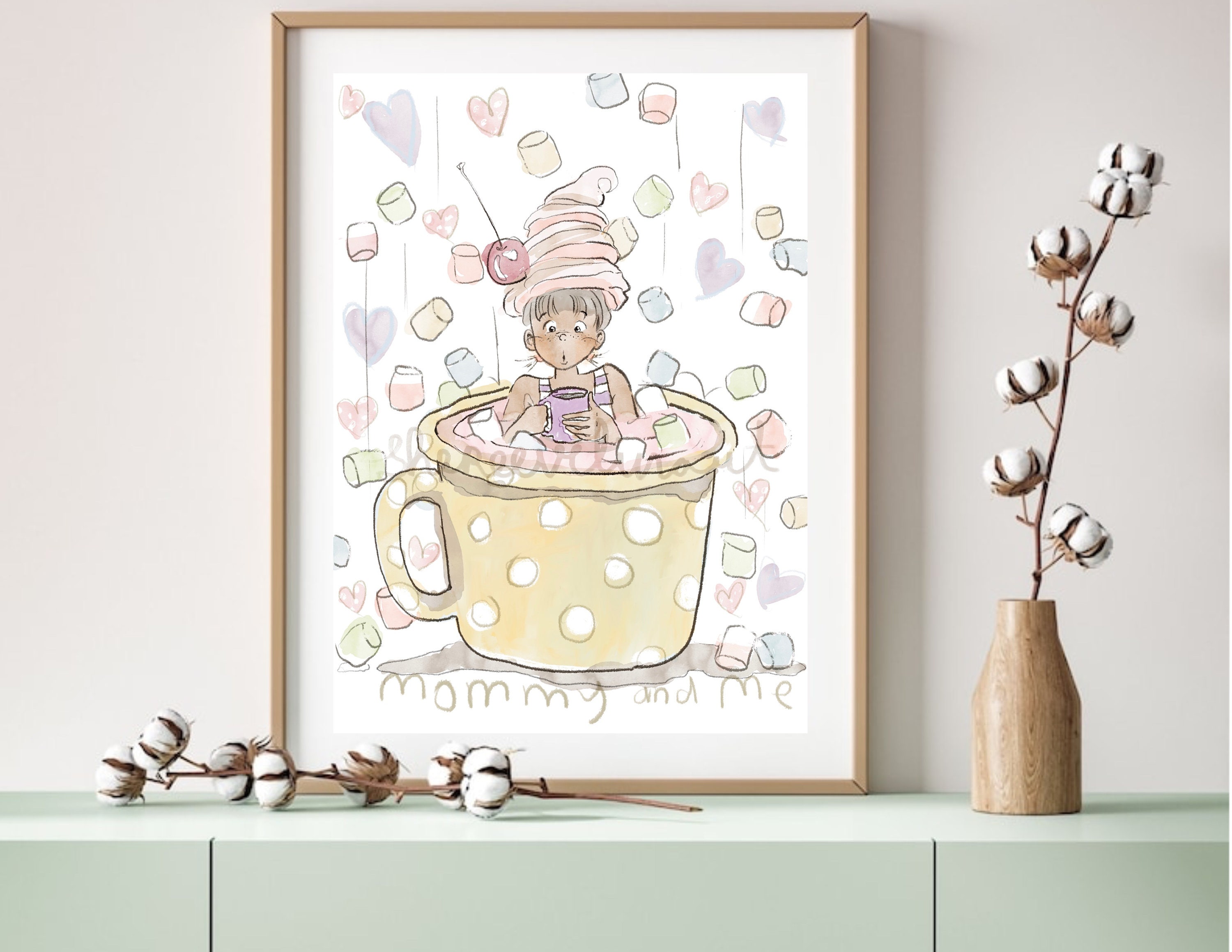 Digital Coloring Wall Art | Printables | Coloring Page | Cozy Coloring ...