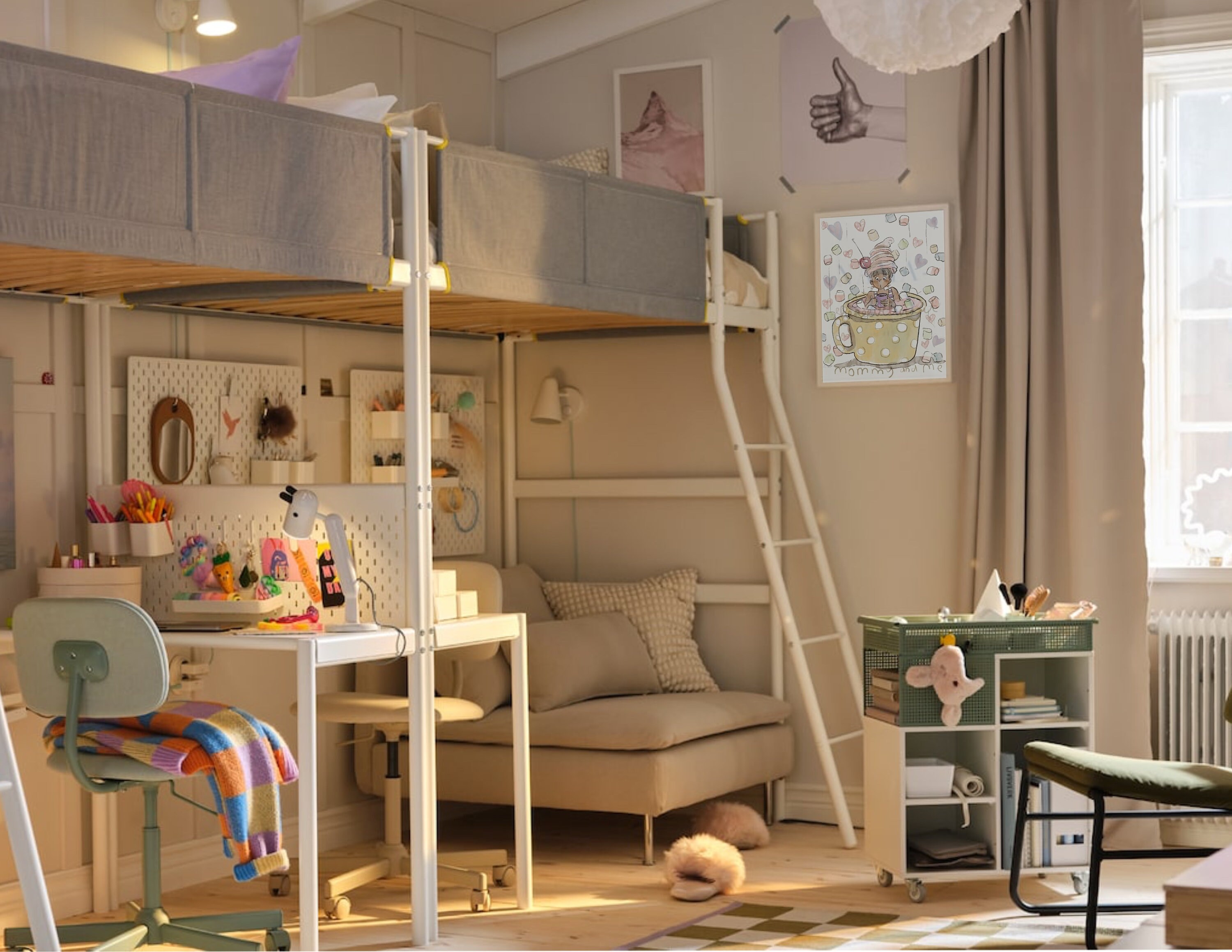 Digital Coloring Wall Art | Printables | Coloring Page | Cozy Coloring ...