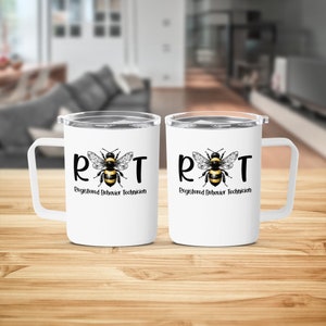 Registered Behavior Technician RBT Bee 10 Oz Insulated Travel Mug ...