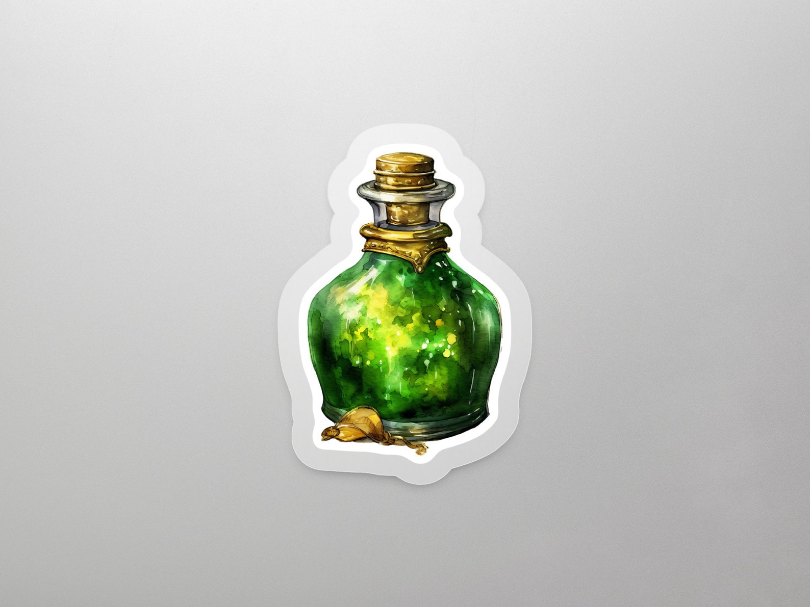 Magical Potion Bottle Sticker, Fantasy Elixir Vinyl Decal, Witchcraft ...
