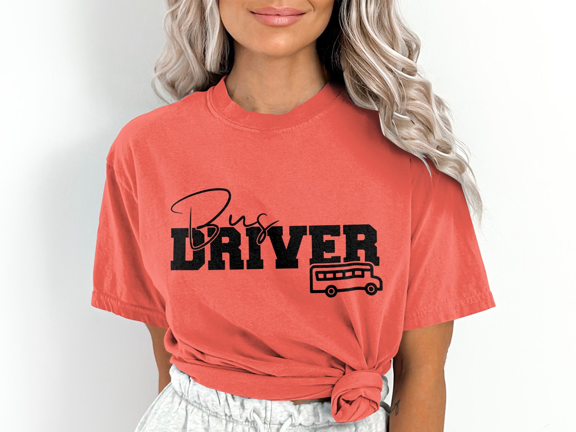Unisex Bus Driver T-shirt, Public Transport Fan Apparel, Casual ...