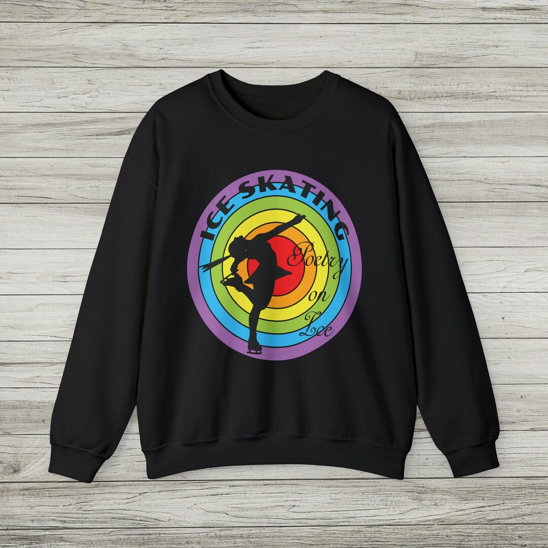 Figure Skating Sweatshirt, Ice Skating Sweatshirt, Figure Skating Shirt ...