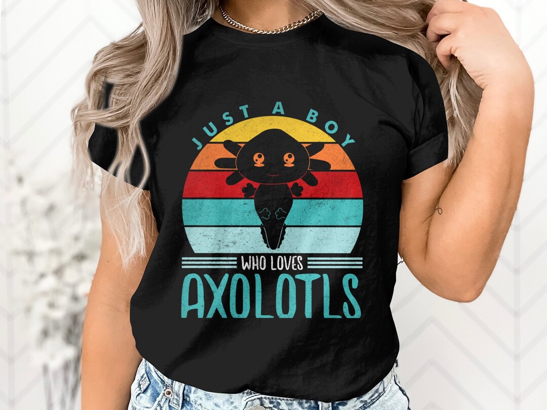 Axolotl T-shirt Axolotl Gift Axolotls Shirt Axolotls Gift Amphibian ...
