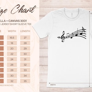 Music Note Treble Clef T-shirt or Sweatshirt, Melody Line Art Tee ...