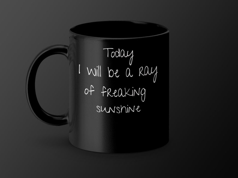 Motivational Mug, Inspirational Quote Mug, Positive Vibes Coffee Cup ...