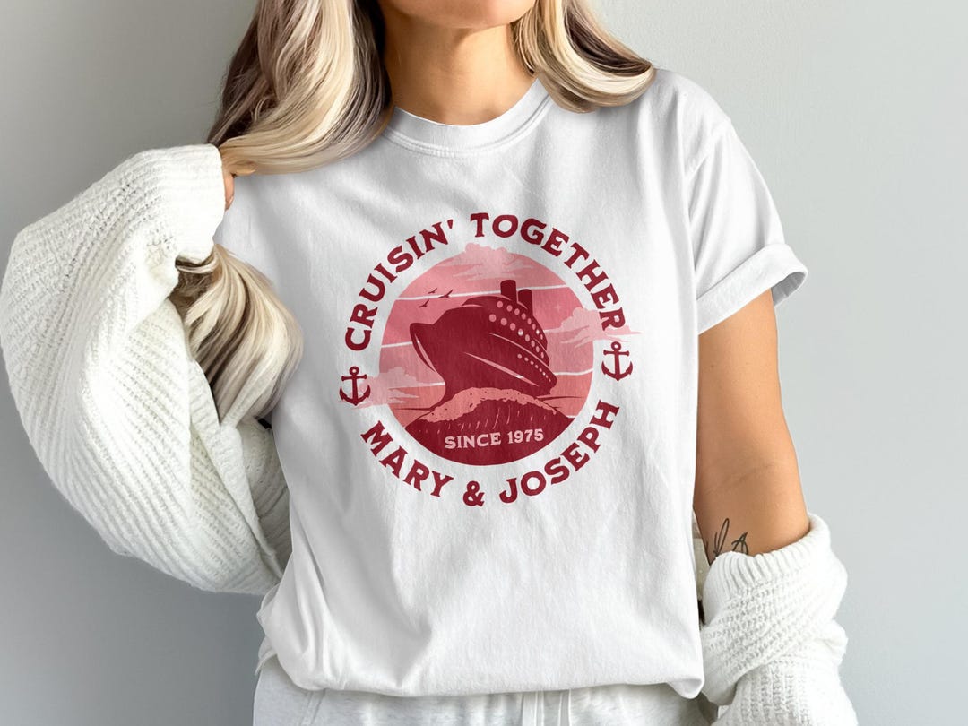 Personalize Cruisin' Together Since 1975, Cruise Ship T-shirt ...