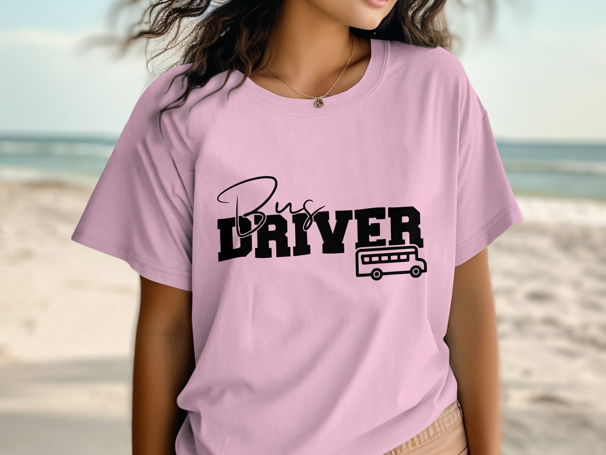 Unisex Bus Driver T-shirt, Public Transport Fan Apparel, Casual ...
