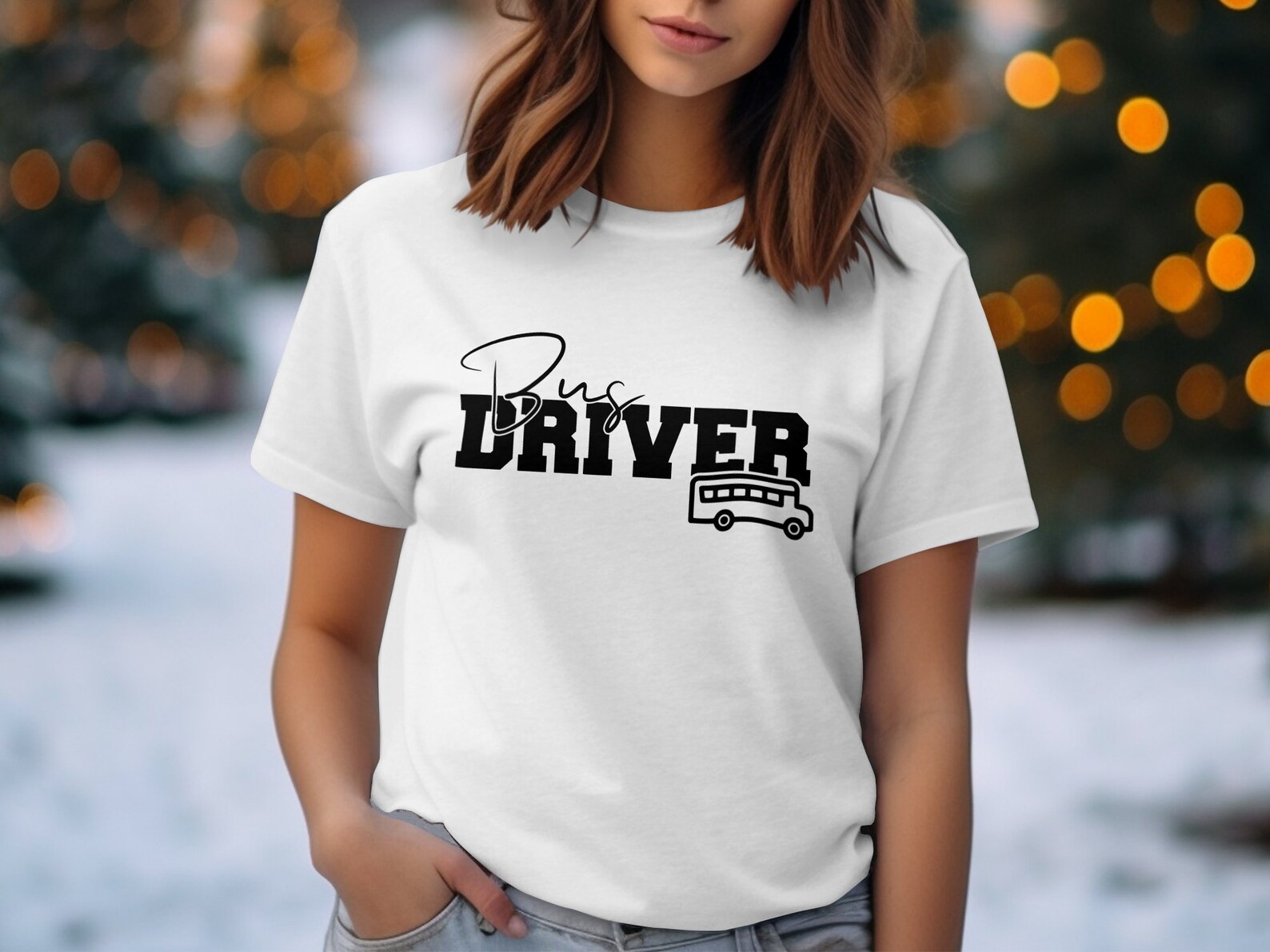 Unisex Bus Driver T-shirt, Public Transport Fan Apparel, Casual ...