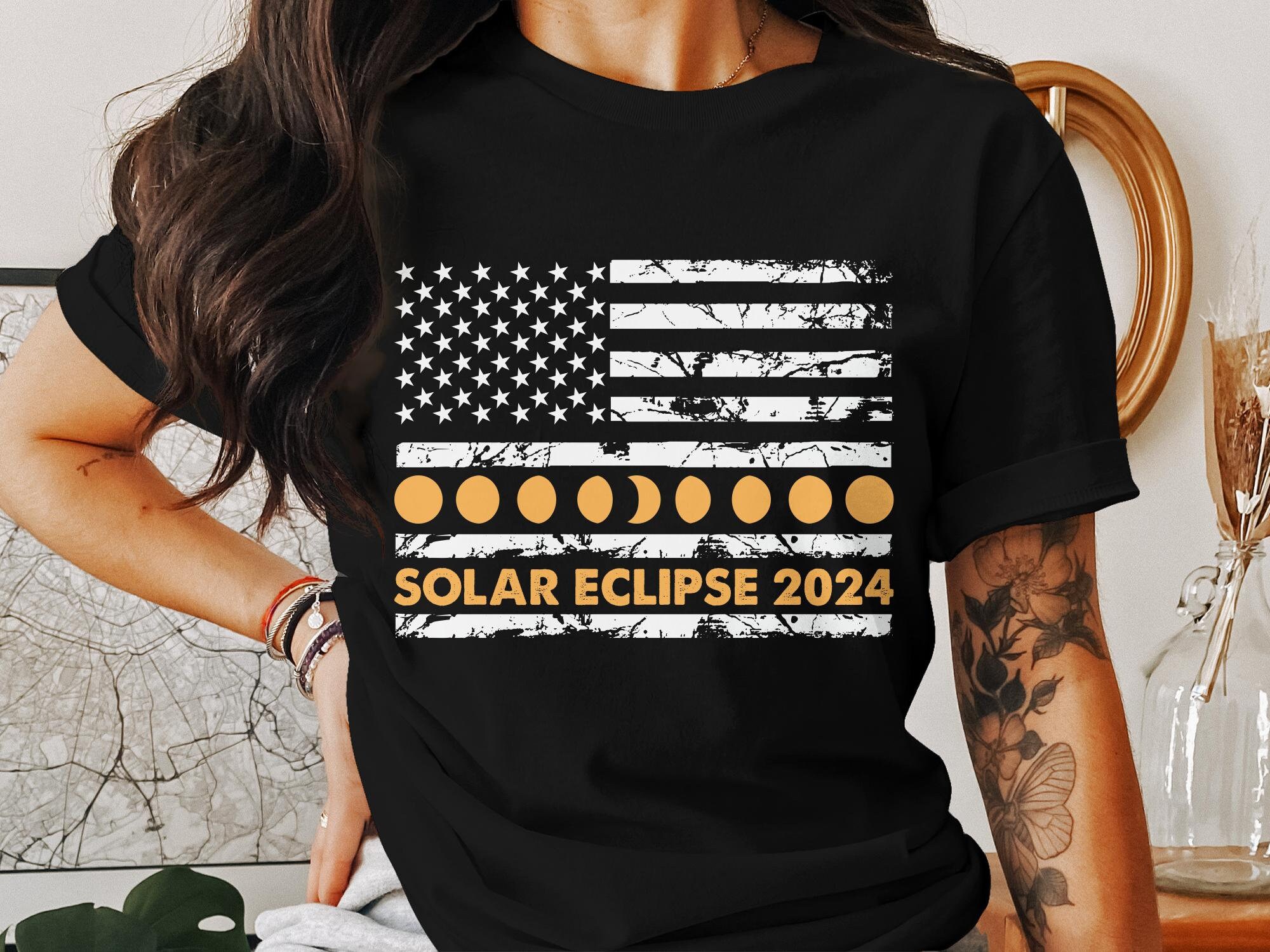 Solar Eclipse 2024 T-shirt, Solar Eclipse 2024 Tee Shirt, Solar Eclipse ...