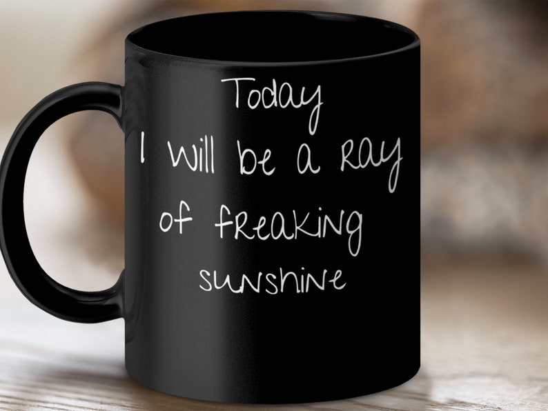 Motivational Mug, Inspirational Quote Mug, Positive Vibes Coffee Cup ...
