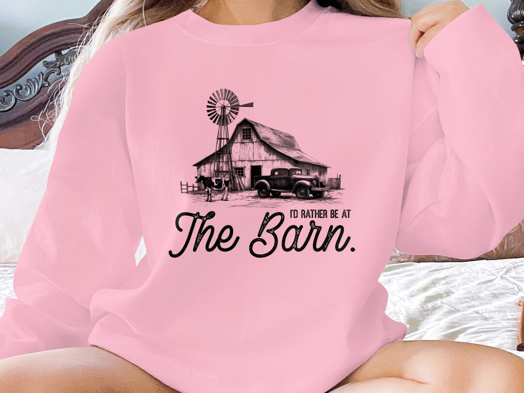 Rustic Barn Windmill Vintage Pickup Truck Graphic T-shirt or Sweatshirt ...
