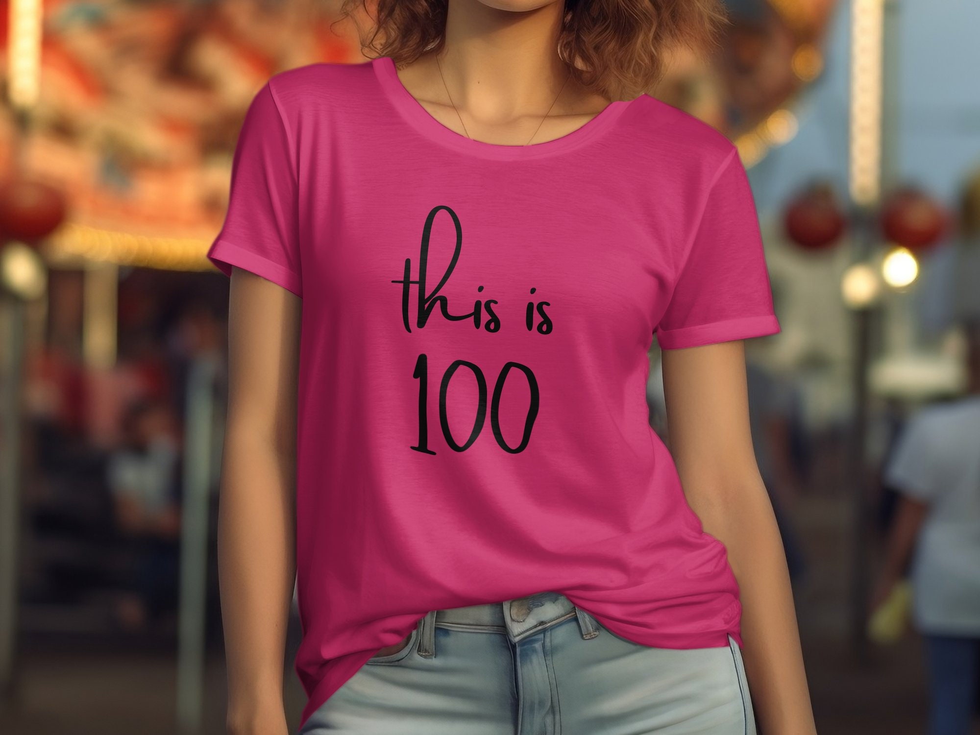 100th Birthday T-shirt or Sweatshirt, This is 100 T-shirt or Sweatshirt ...
