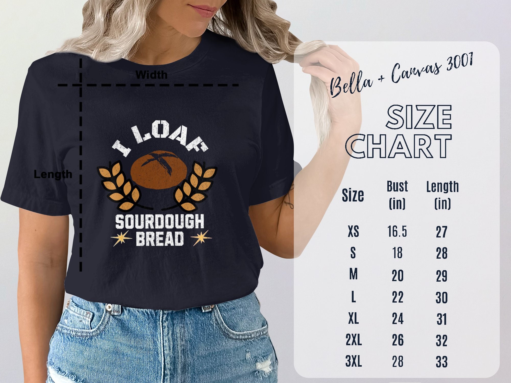 Bread Baker Shirt, Bread Chart Shirt, Baking Gift for Foodie Shirt ...