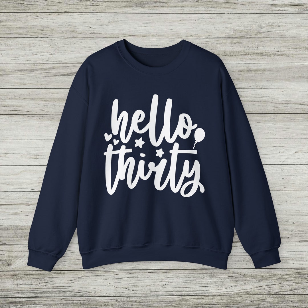 Hello 30 Hello Thirty Est 30th Birthday Gift Thirtieth - Etsy