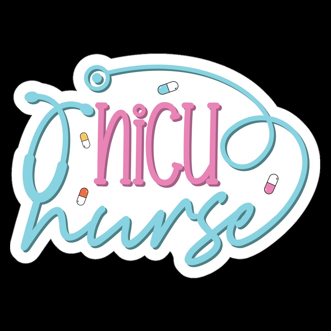 NICU Nurse Appreciation Magnet, Colorful Nursing Decor, Medical Fridge ...