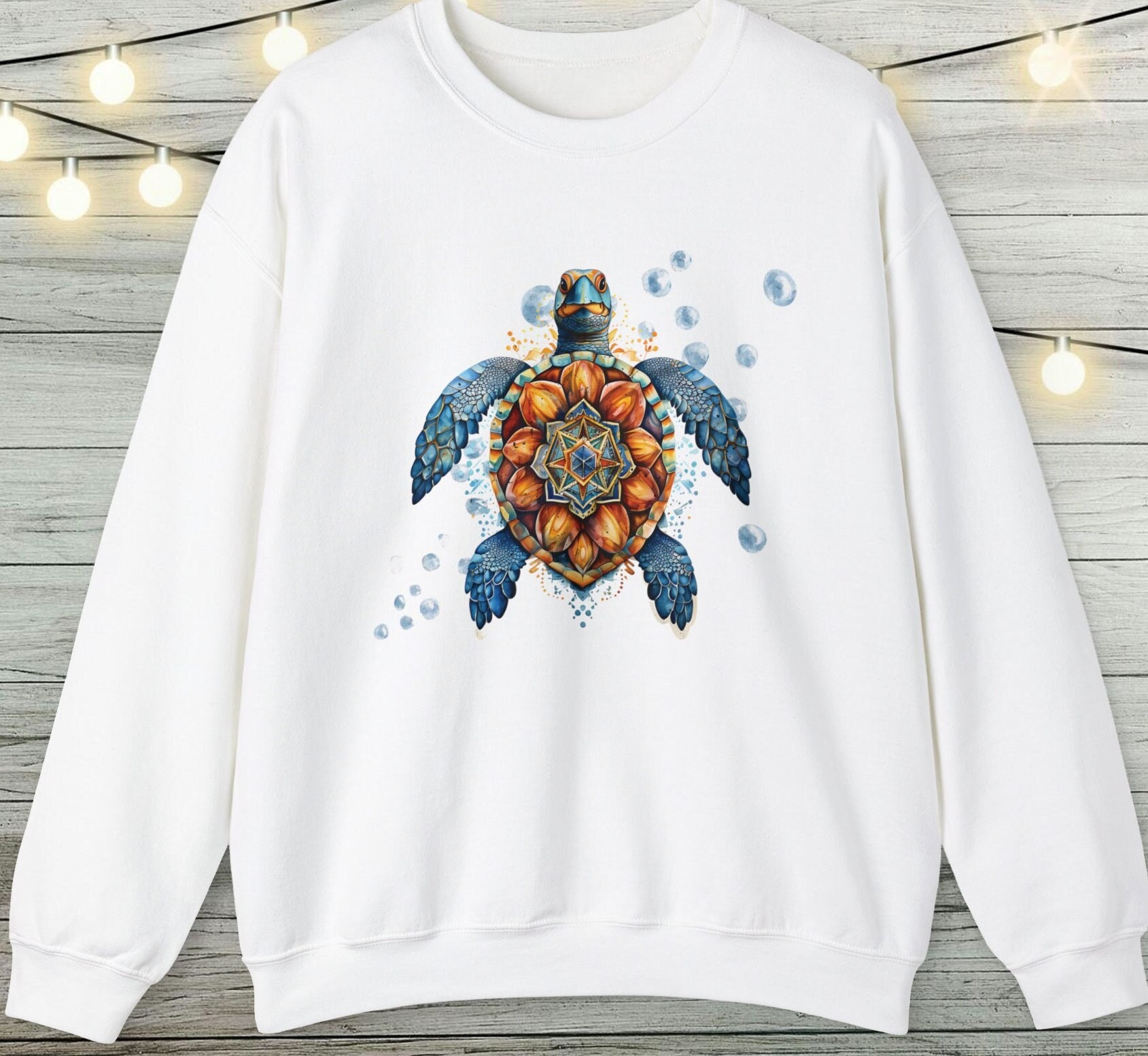 Seaturtle Womens Sweatshirt, Turtle Sweatshirt, Beachy Sweatshirt ...
