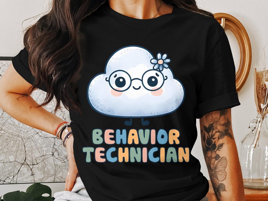 Cute Behavior Technician Cloud T-shirt or Sweatshirt, Cartoon Cloud ...