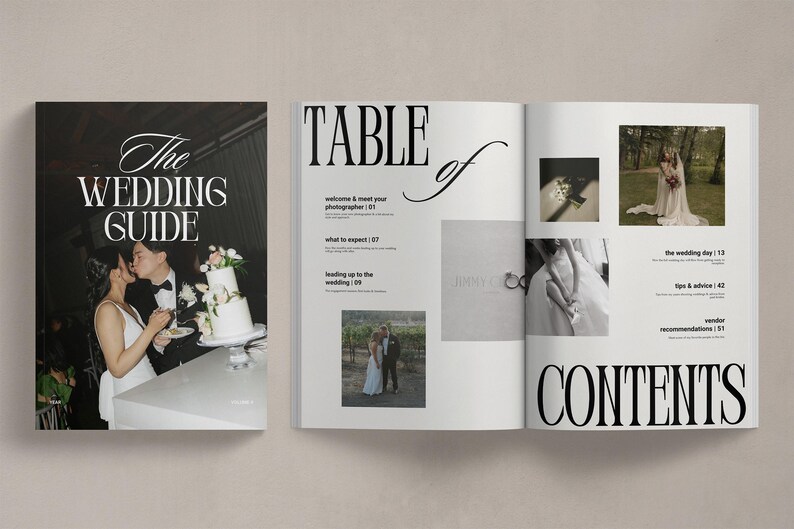 Wedding Guide Template for Photographers | 62 Pages | Canva Editable - Etsy