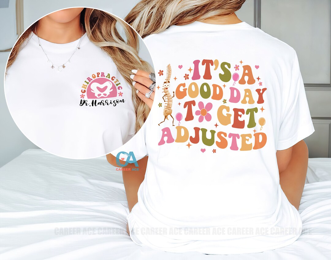 Chiropractic Groovy Shirt It's A Good Day to Get Adjusted - Etsy