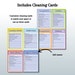 Editable Cleaning Schedule, Planner, Cleaning Cards, ADHD Cleaning ...