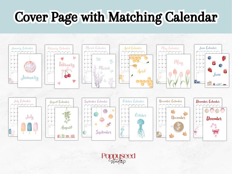 2026 Premade Bullet Journal Printable Bujo Journal Template Colorful ...