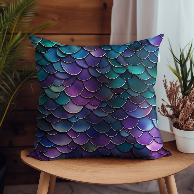 Mermaid Pillow - Etsy