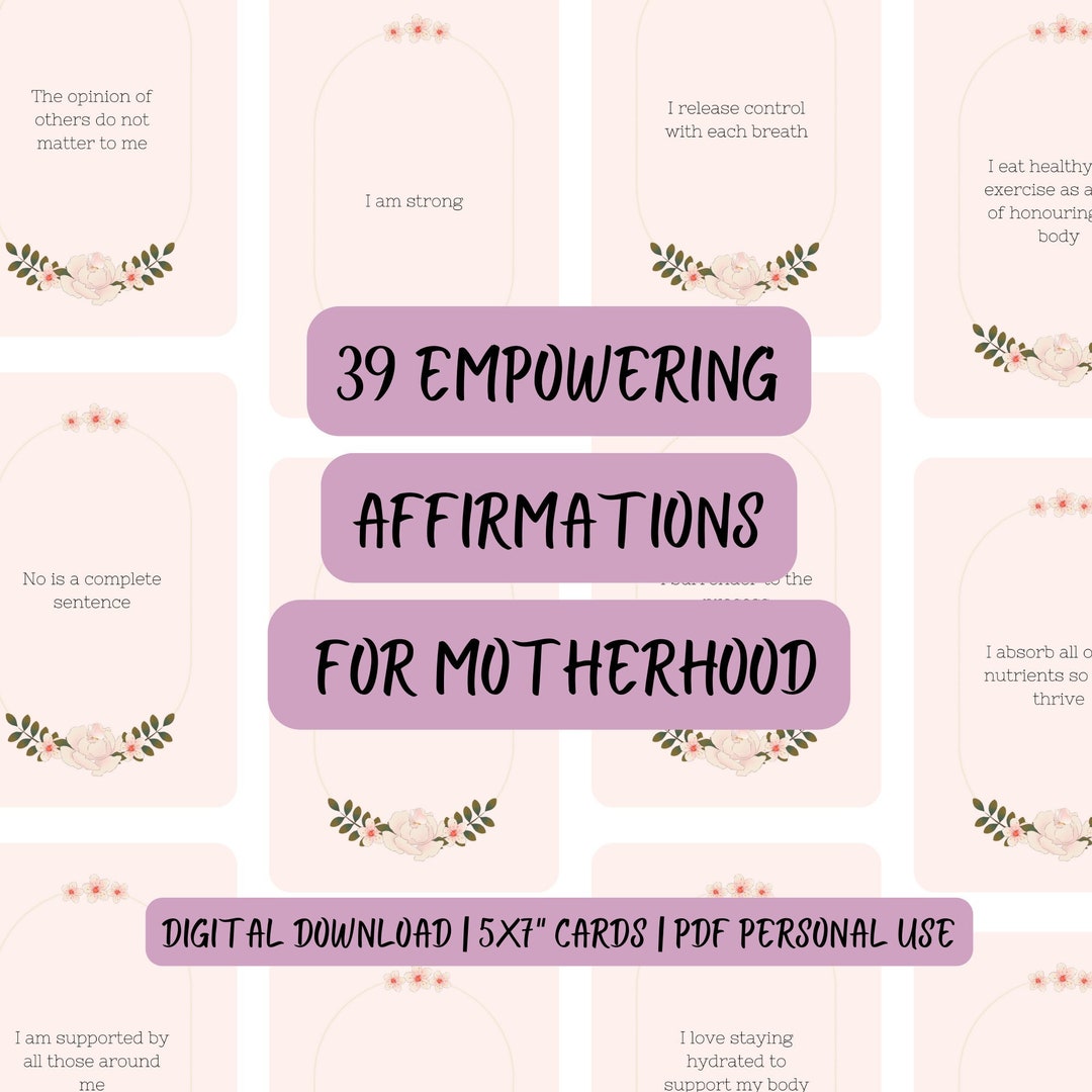 39 Empowering Affirmation Cards for Motherhood - Etsy